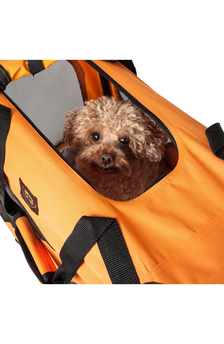PET LIFE Folding Zippered 360 Vista View Dog Carrier - Medium ...
