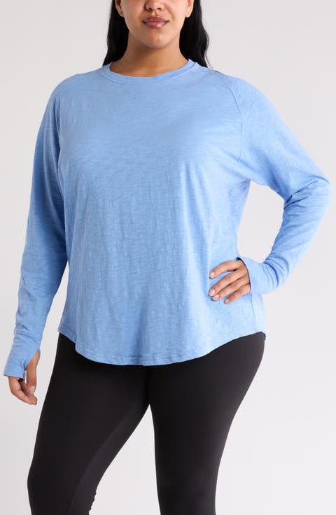 Blue Plus-Size Tops for Women | Nordstrom