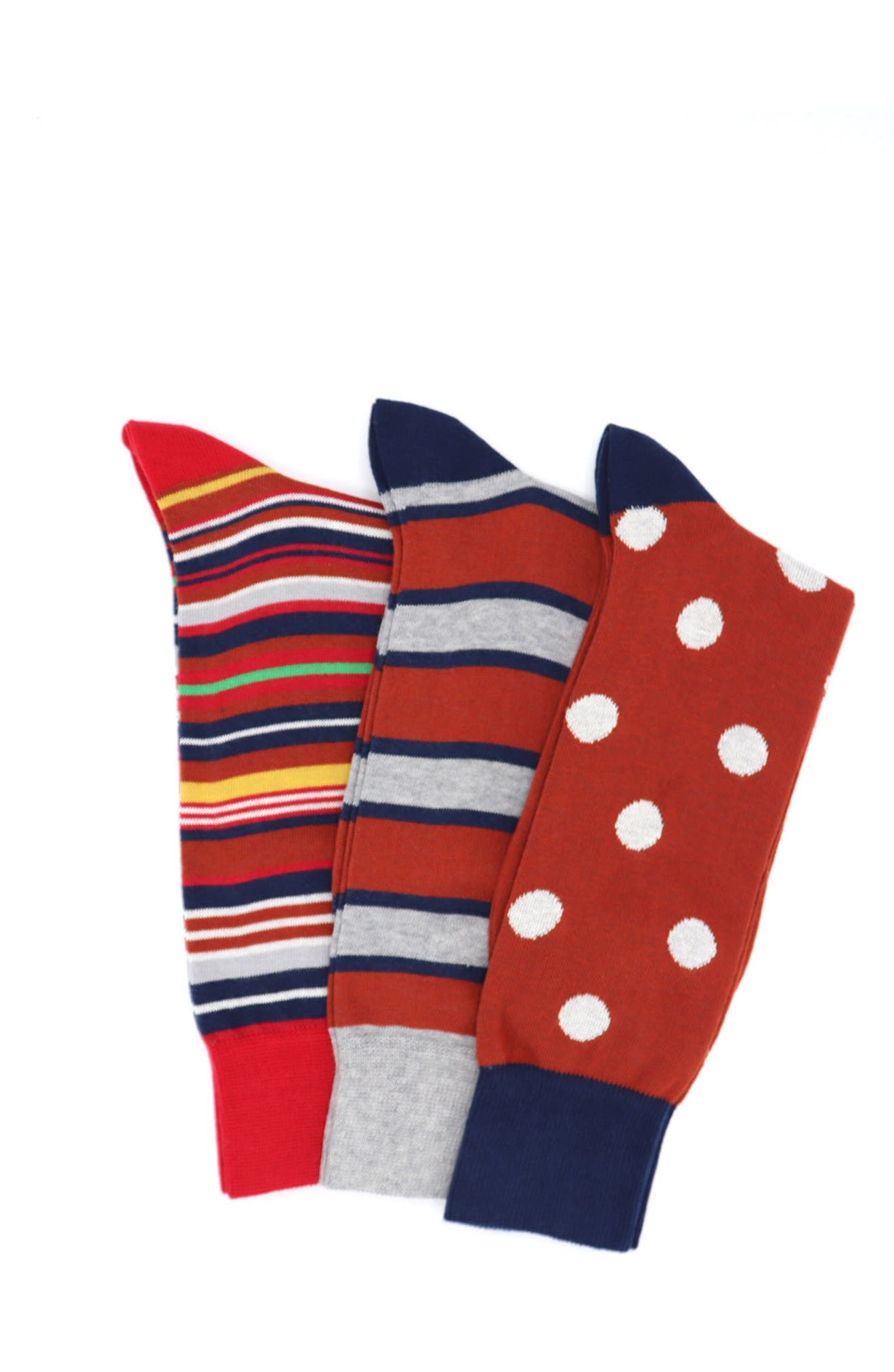 Lorenzo Uomo 3-Pack Cotton Crew Socks | Nordstromrack