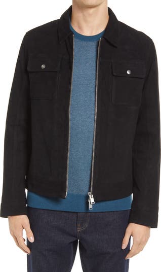 Selected Homme Iconic Blouson Suede Jacket | Nordstromrack