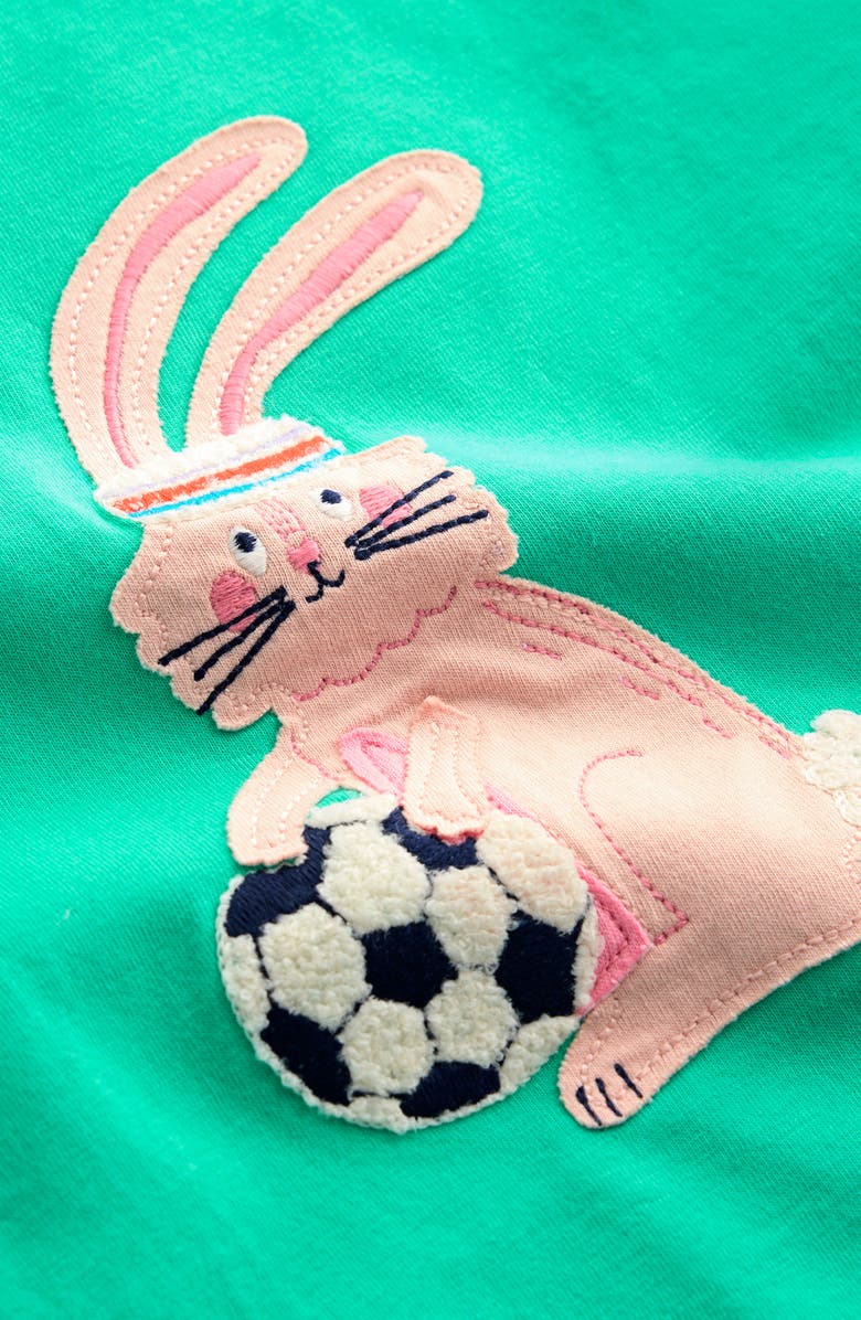 Mini Boden Kids' Bunny Appliqué Cotton Graphic T-Shirt | Nordstromrack