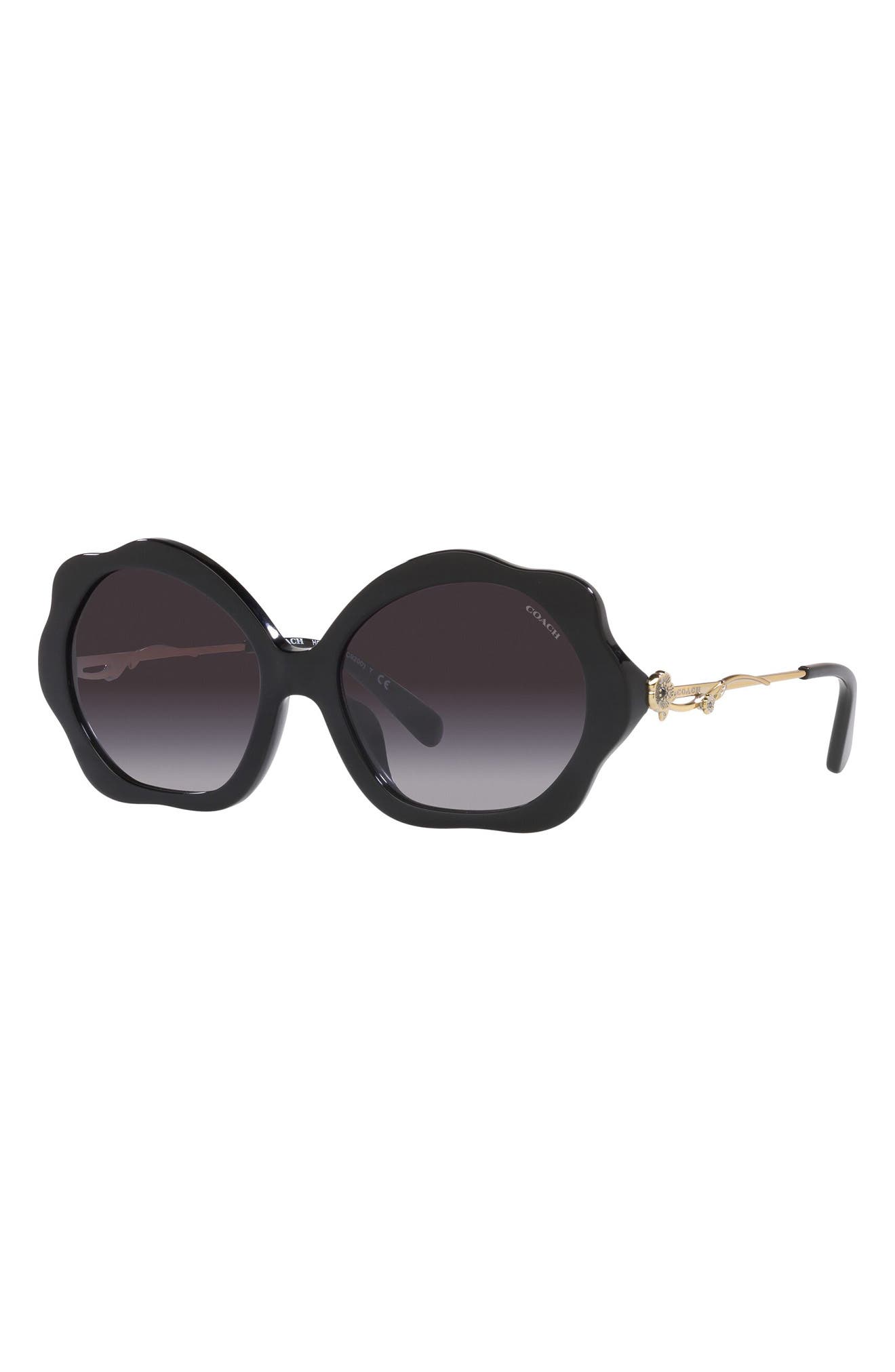 COACH 55mm Irregular Sunglasses | Nordstromrack