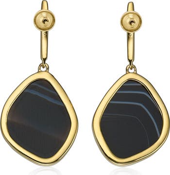 Monica Vinader Siren Nugget Semiprecious Stone Drop Earrings ...