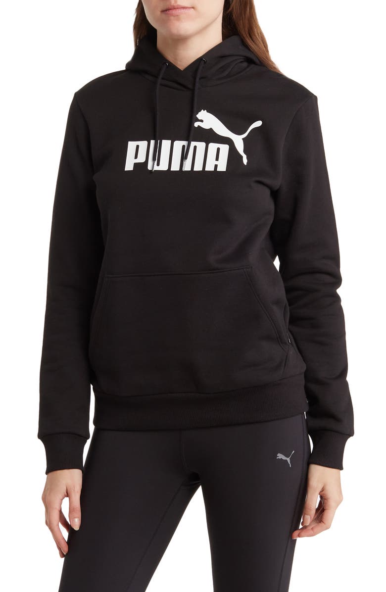 PUMA Ess Logo Fleece Lined Pullover Hoodie | Nordstromrack