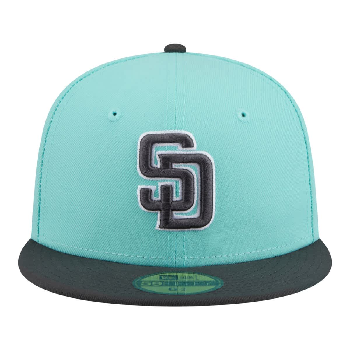 Men's New Era Turquoise/Charcoal San Diego Padres Two-Tone Color Pack ...