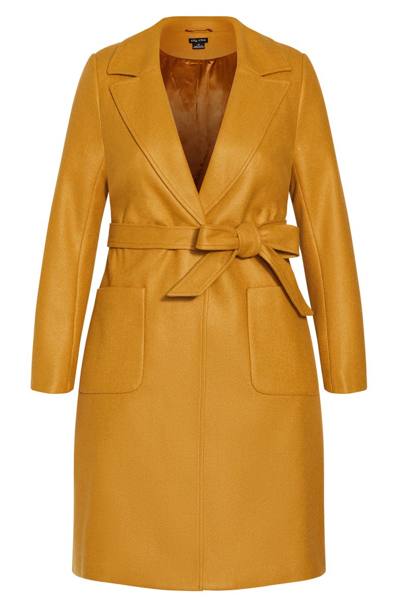 City Chic Abigail Belted Coat | Nordstrom