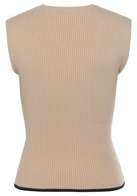 LASCANA Women's Knit Pattern Sweater Vest | Nordstrom