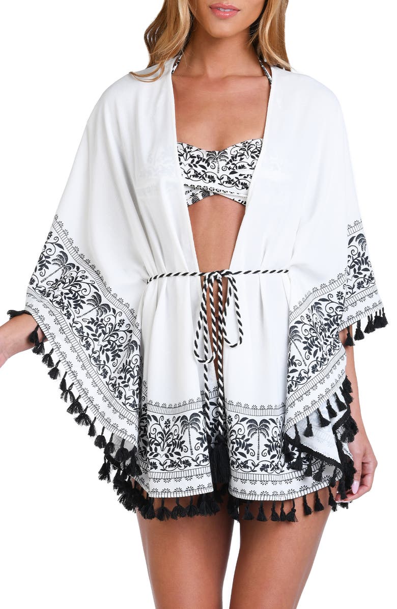 Sunshine 79 Ivory Coast Belted Cover-Up Caftan | Nordstromrack