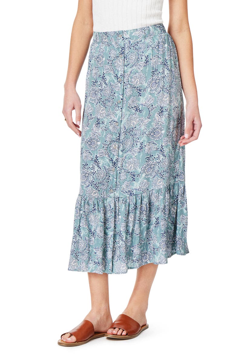 C & C California Anna Button Front Pull-On Skirt | Nordstromrack