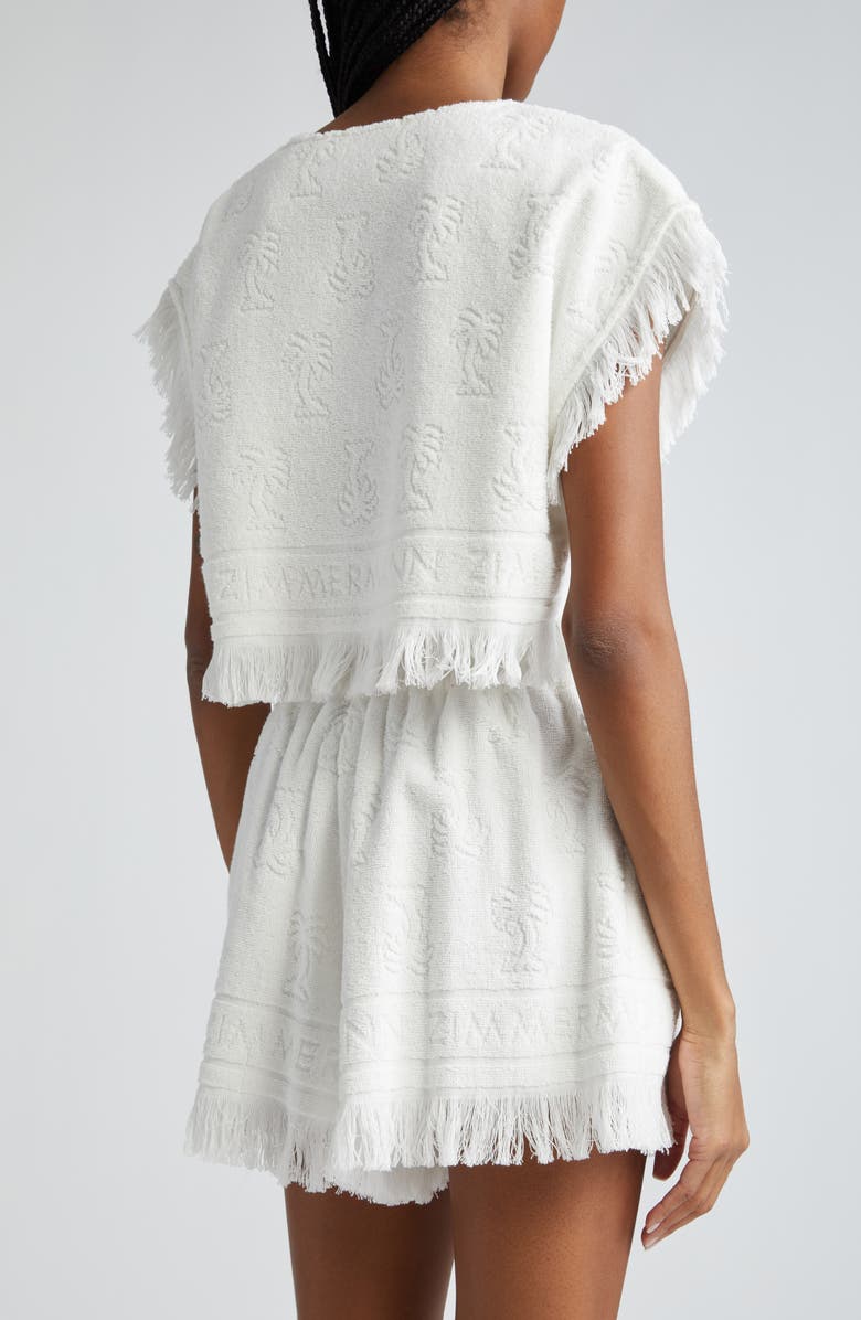 Zimmermann Alight Cotton Terry Crop Top | Nordstromrack