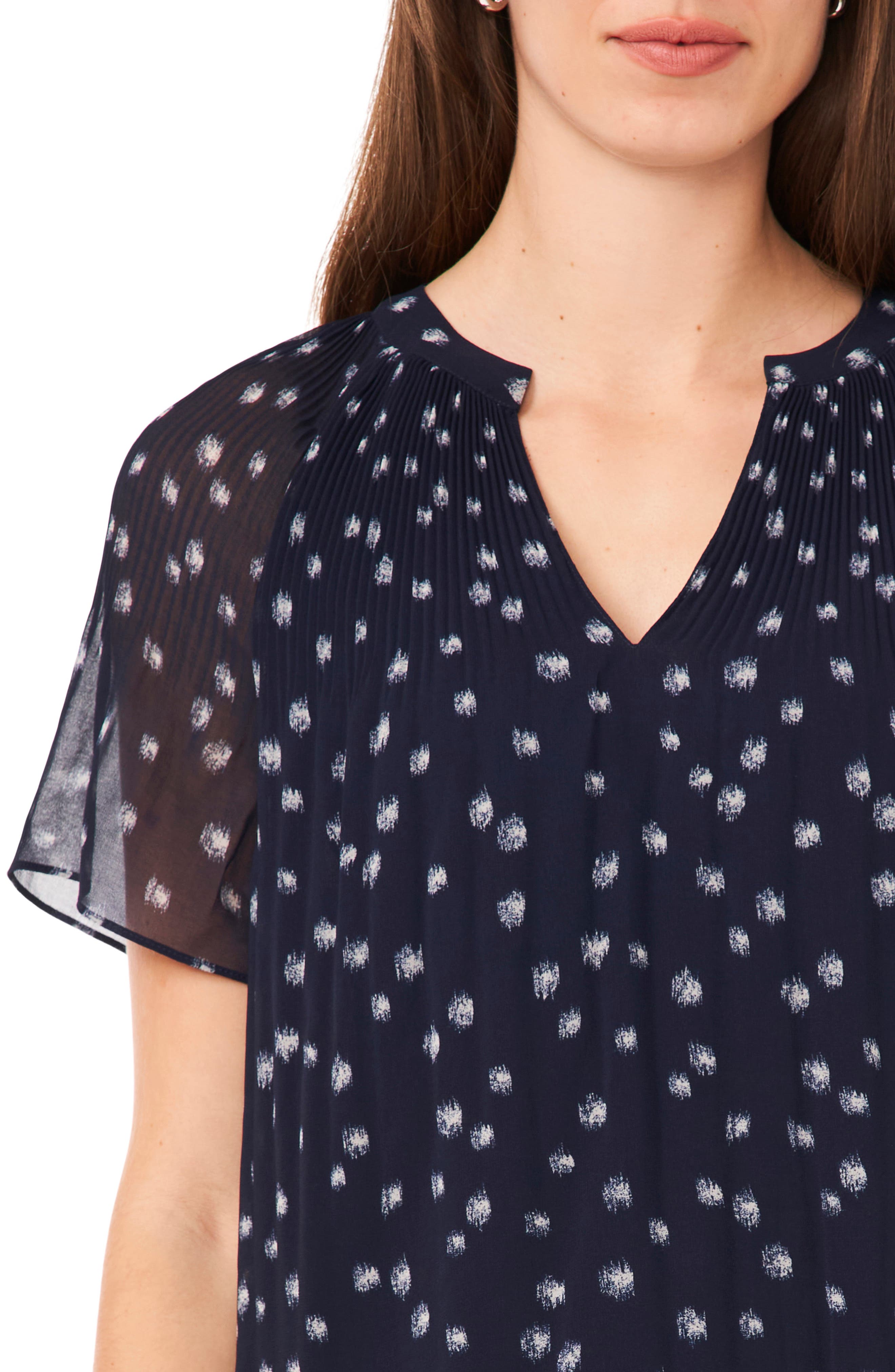 Halogen® Release Pleat Blouse | Nordstrom