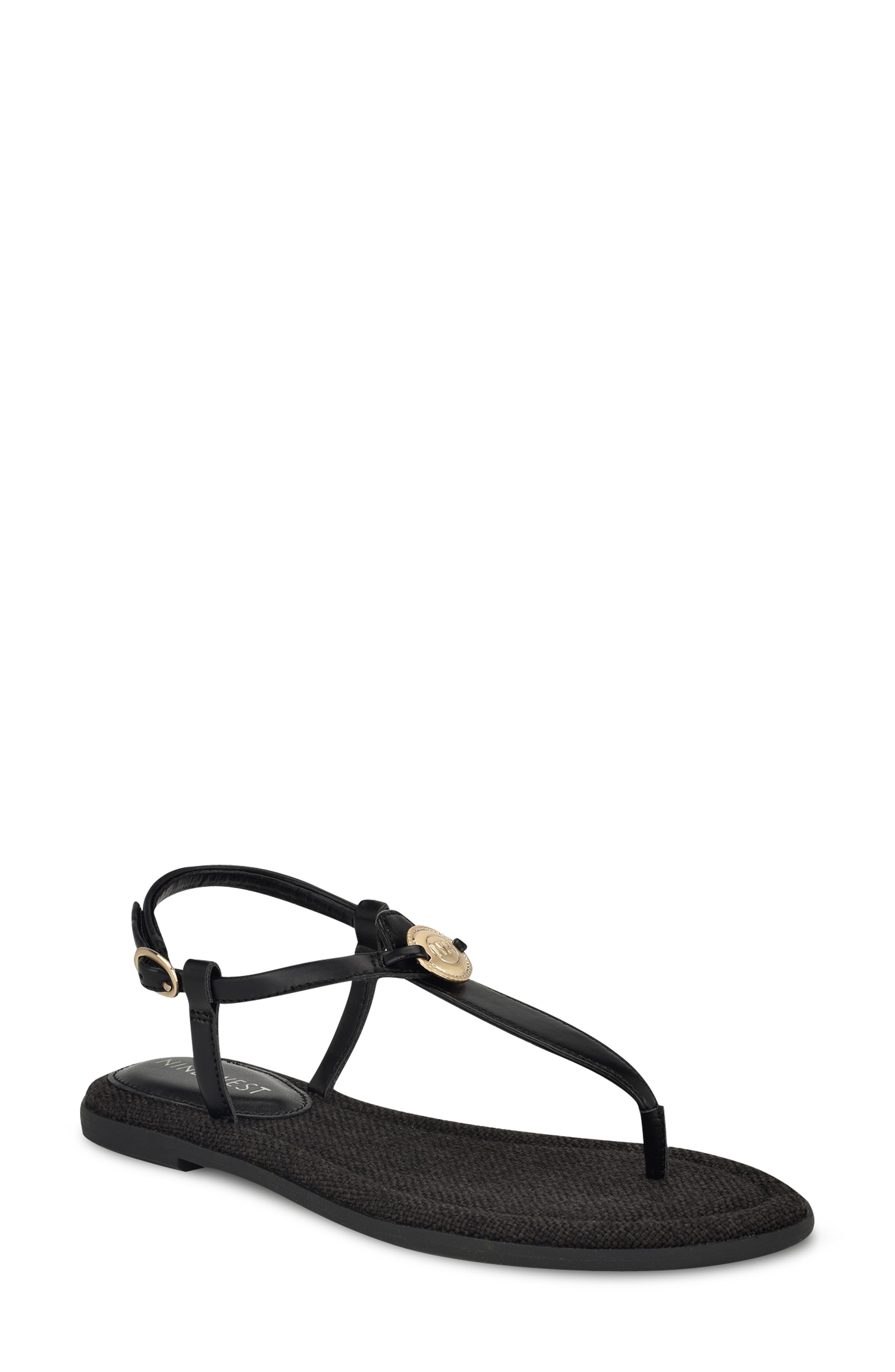 Nine West Dayna Flat Sandal (Women) | Nordstromrack