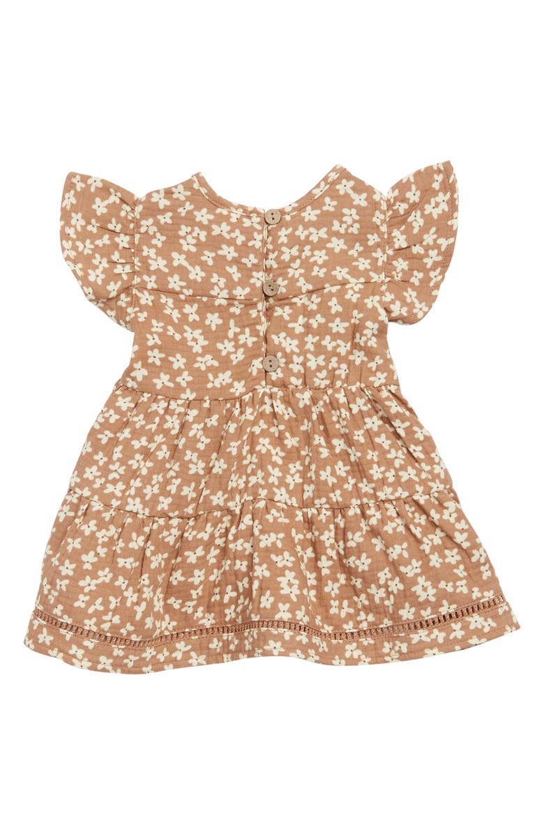 QUINCY MAE Lily Tiered Organic Cotton Dress & Bloomers Set | Nordstromrack