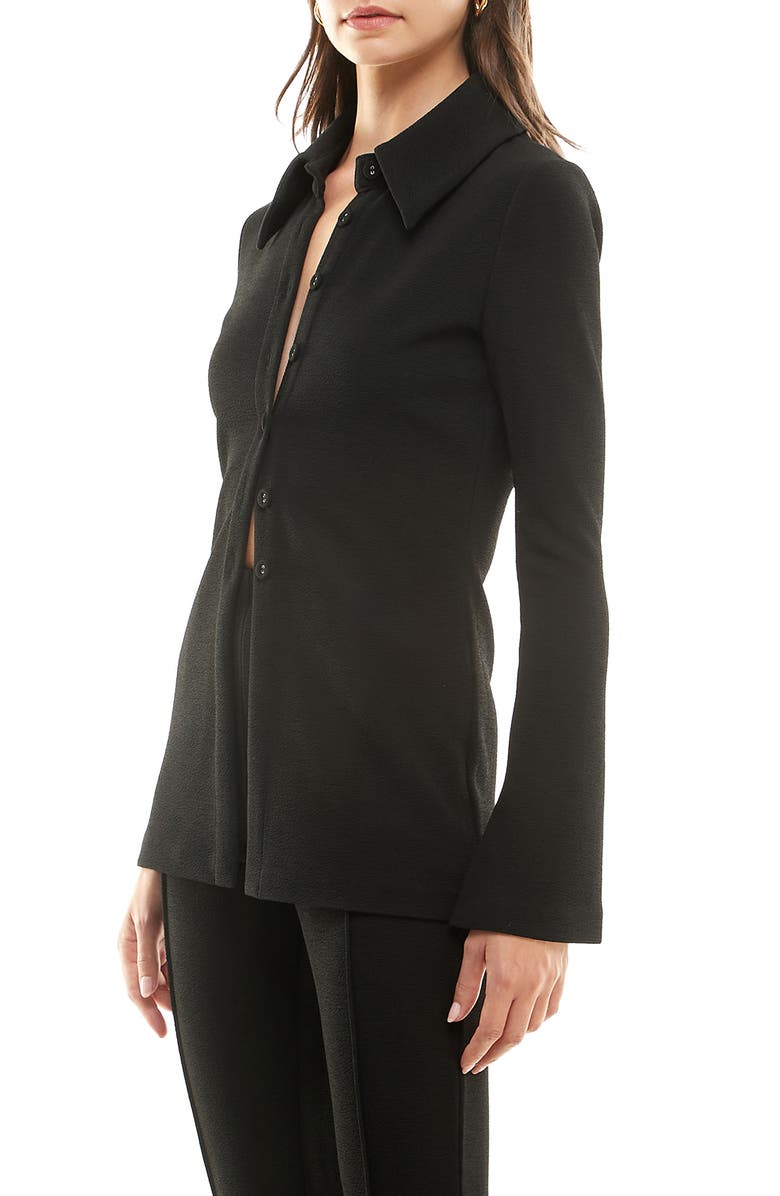 WAYF x Jourdan Sloane Cass Point Collar Crepe Shirt | Nordstromrack