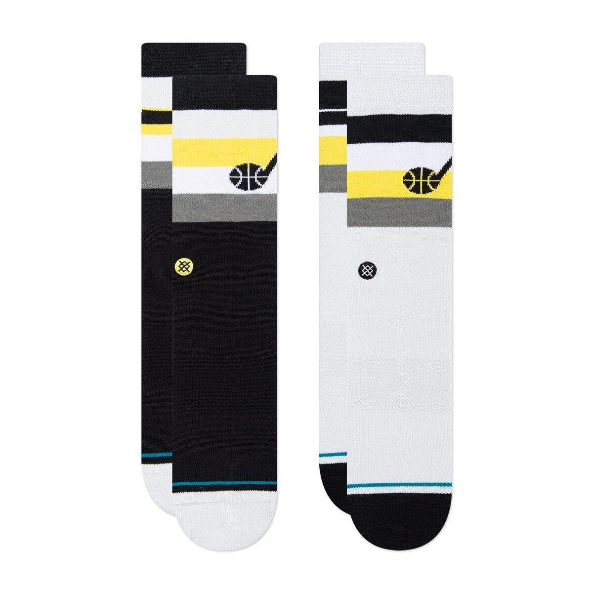 Stance Men's Stance Utah Jazz Stripe Crew Socks Two-Pack | Nordstrom