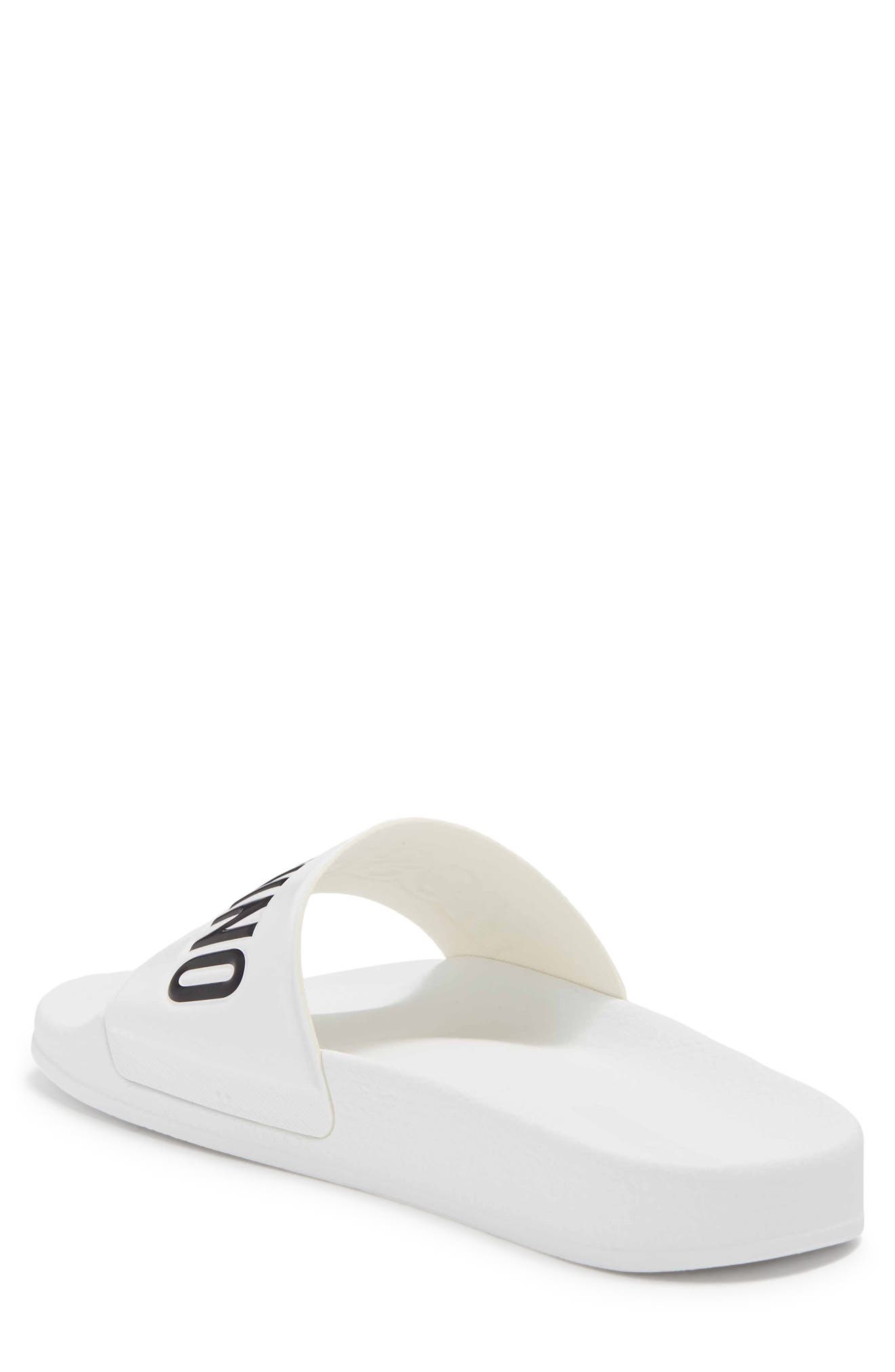 Moschino Brand Logo Flat Sandal (Women) | Nordstromrack