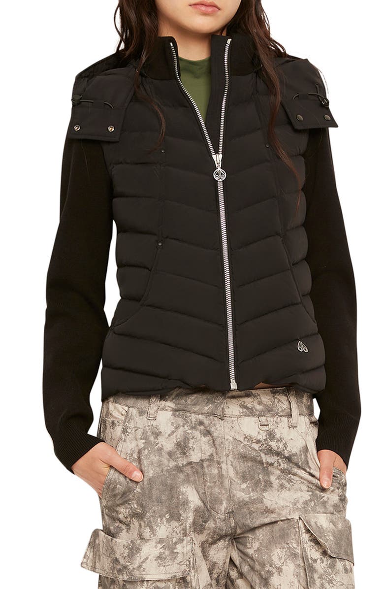 Moose Knuckles Valencia Water Resistant Down Hybrid Jacket | Nordstrom