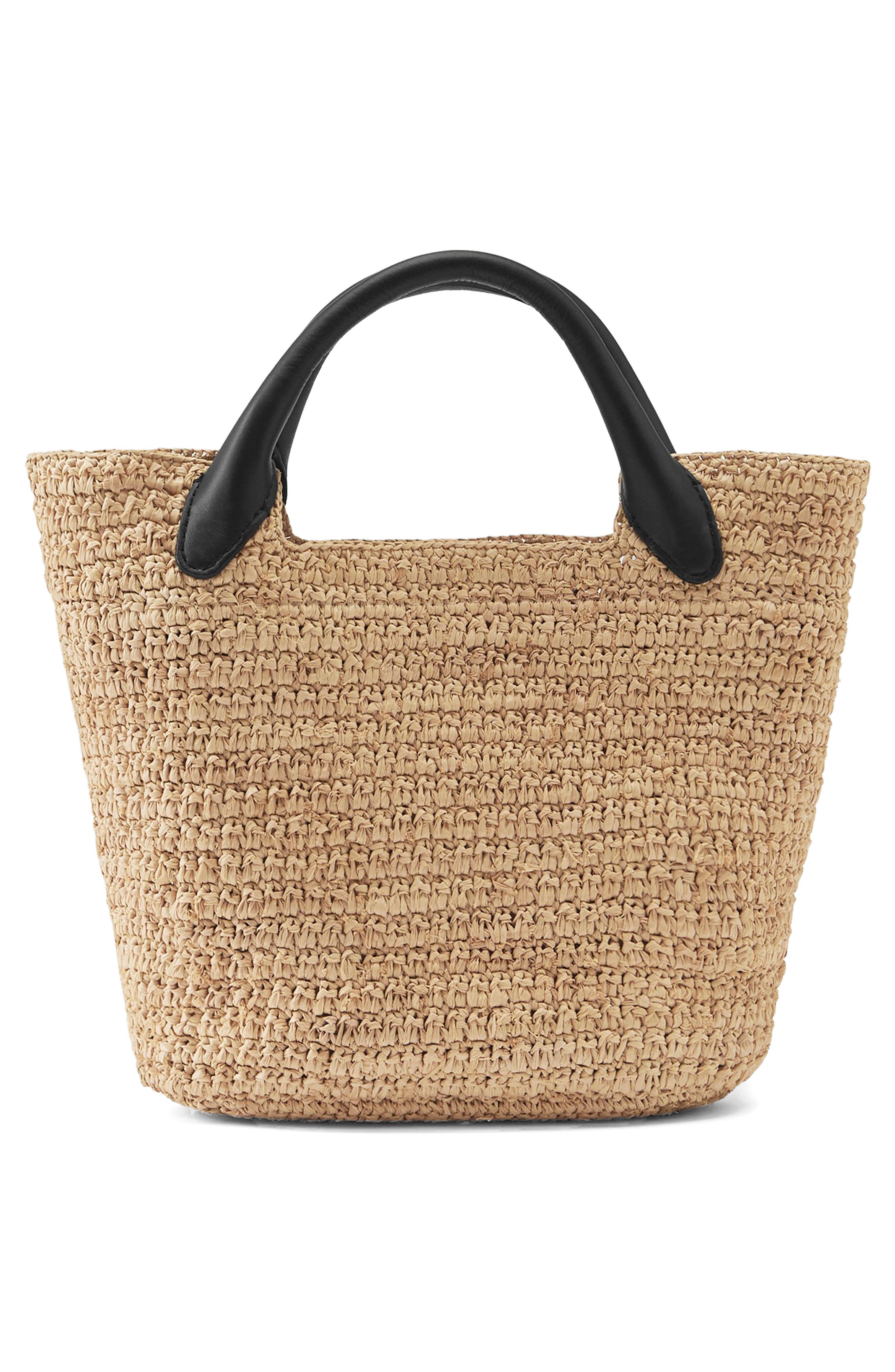 Helen Kaminski Mini Cassia Woven Raffia Tote Bag | Nordstromrack