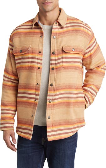 Pendleton Bay City High Pile Fleece Lined Shirt Jacket | Nordstrom