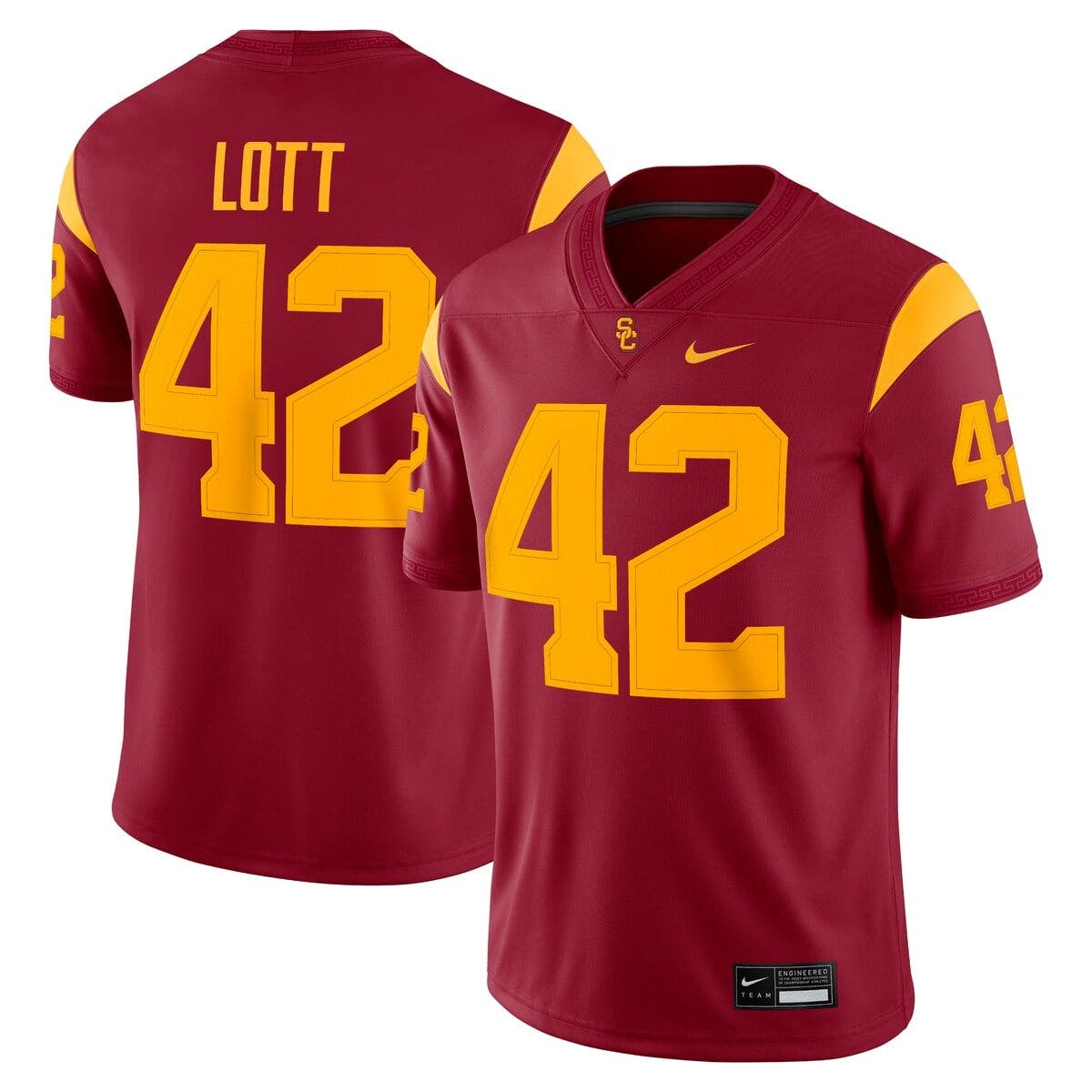 Nike Men's Nike Ronnie Lott Cardinal USC Trojans Alumni Game Jersey ...