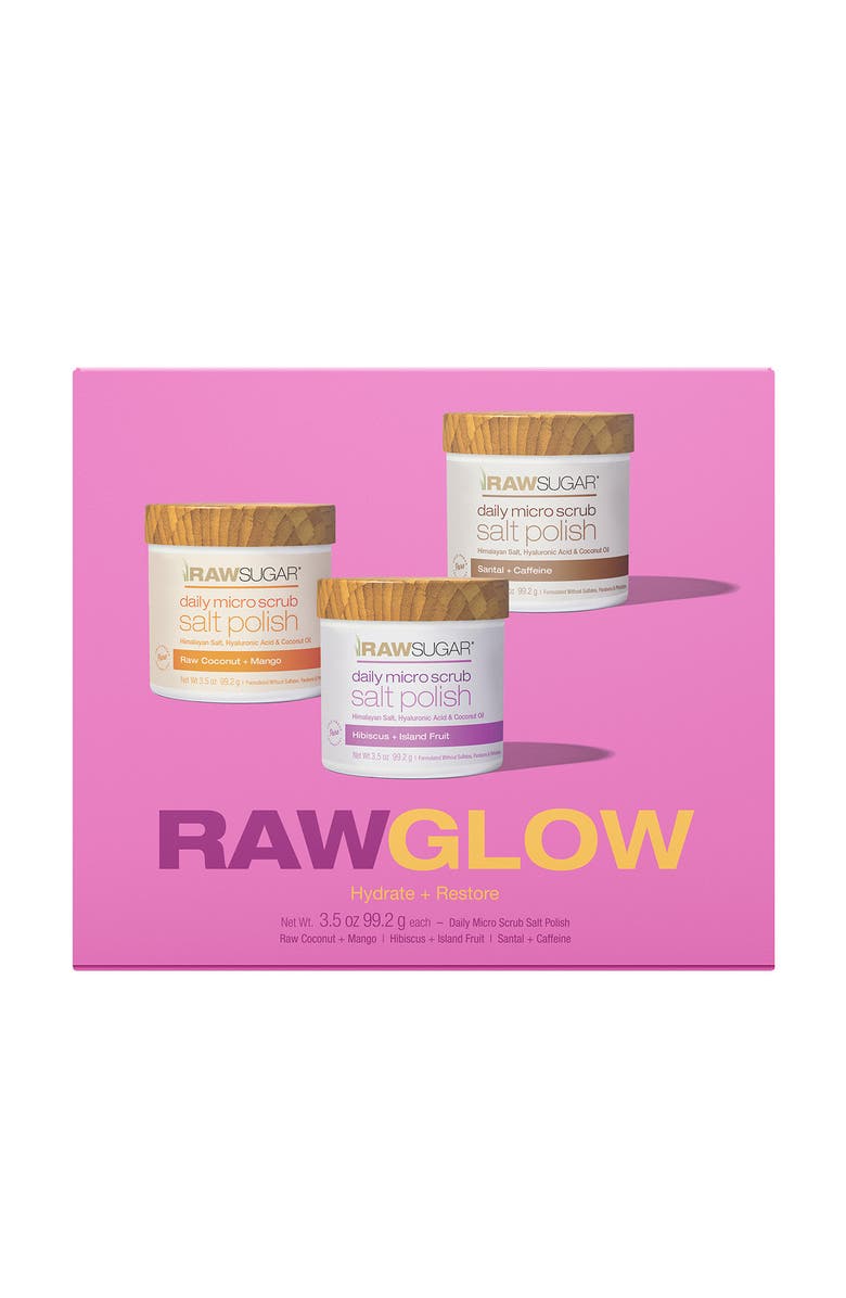 RAW SUGAR Raw Glow Hydrate + Restore Set | Nordstromrack