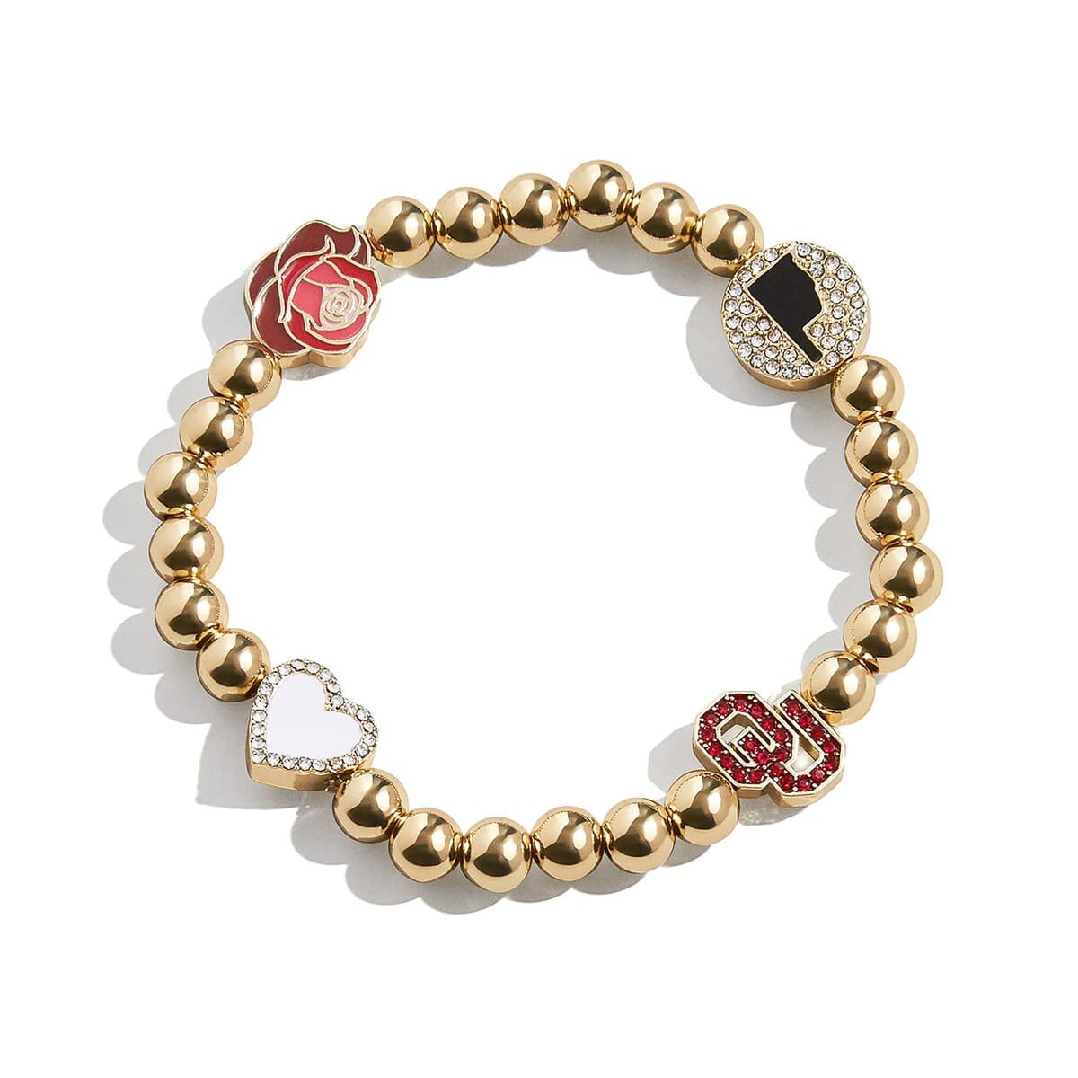 BaubleBar Oklahoma Sooners Mixed Icon Pisa Bracelet | Nordstrom