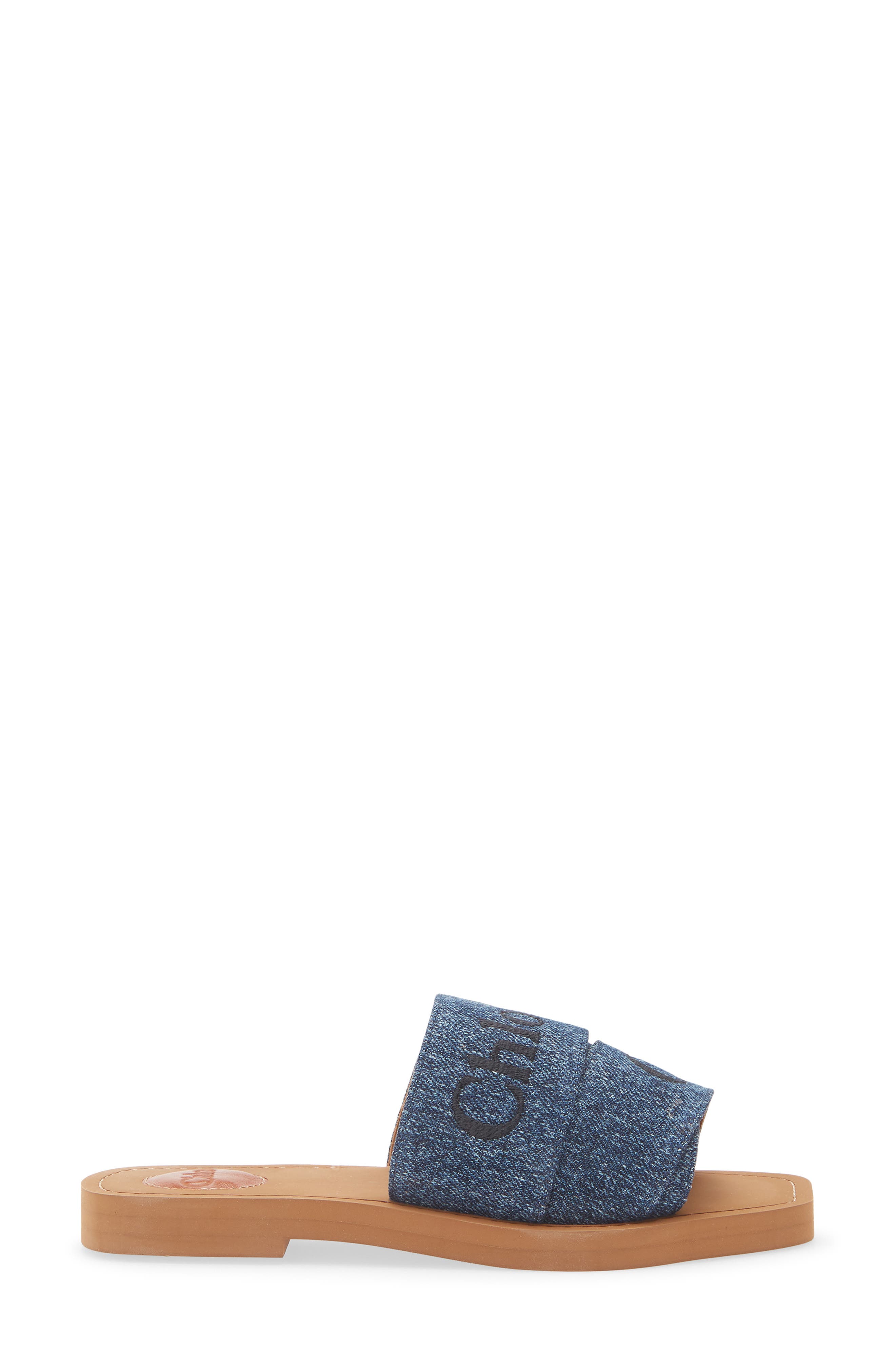 Chloé Woody Logo Slide Sandal (Women) | Nordstromrack