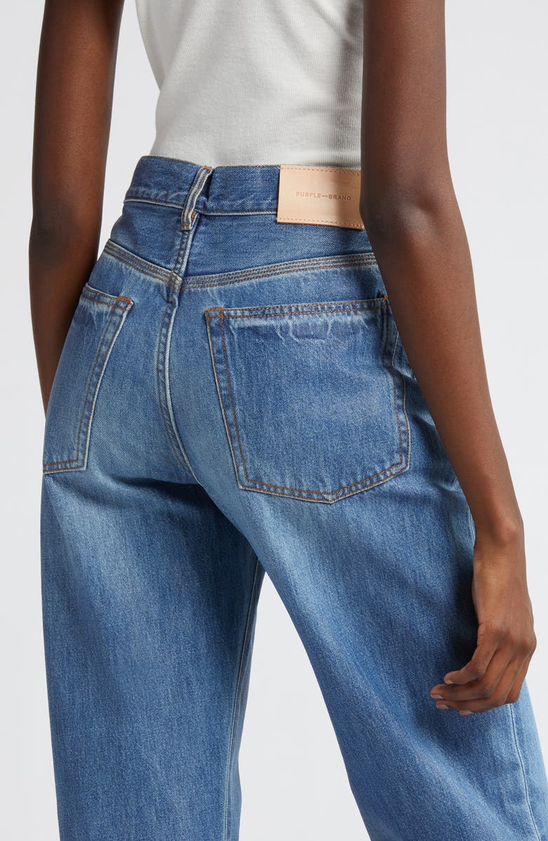 PURPLE BRAND Coated Wide Leg Jeans | Nordstromrack