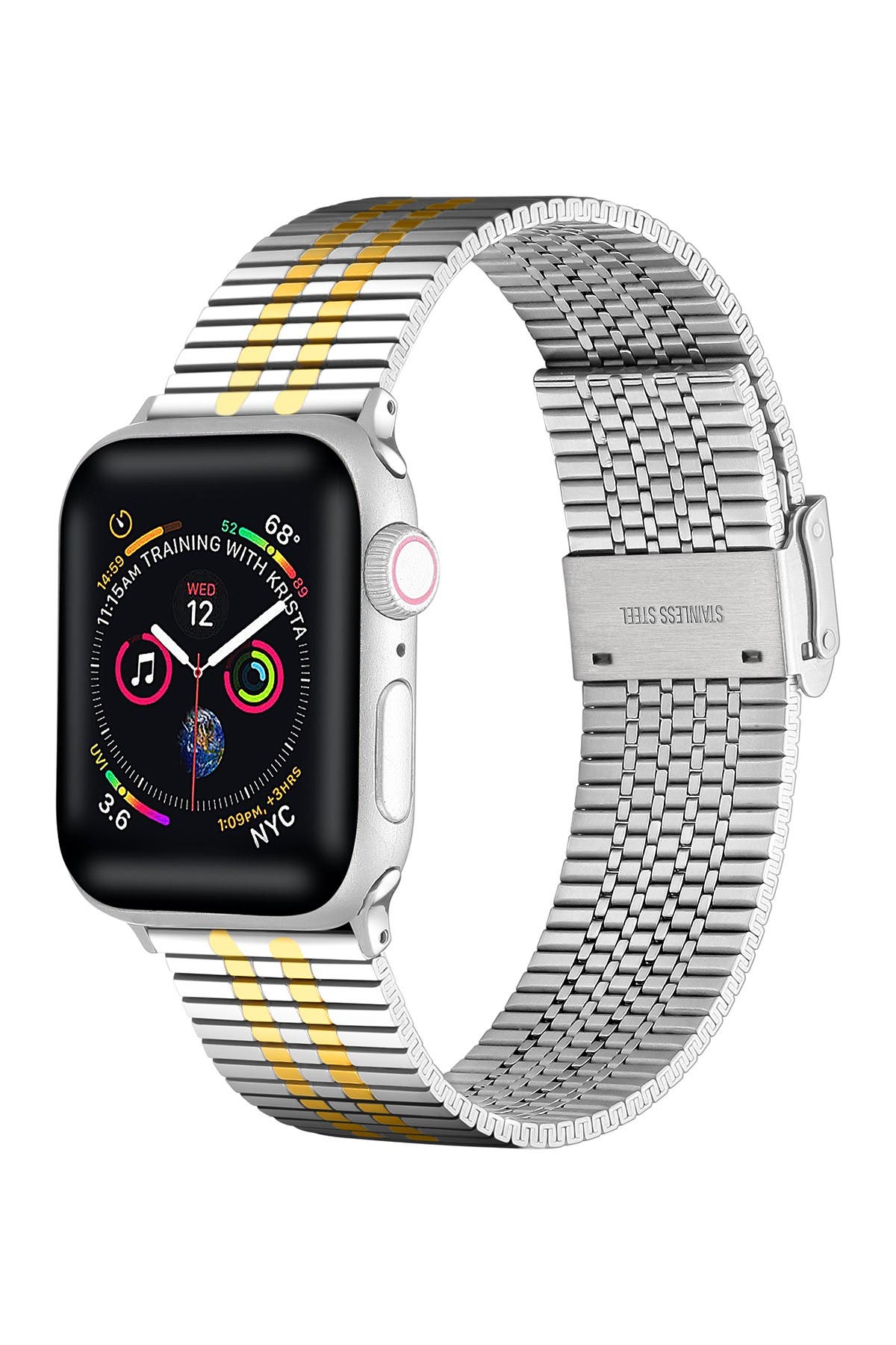 The Posh Tech Two-Tone Stainless Steel Apple Watch® Watchband ...