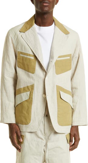 Nicholas Daley Fonte Mixed Media Jacket | Nordstrom