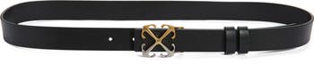 Off-White Arrow Buckle Leather Belt | Nordstromrack