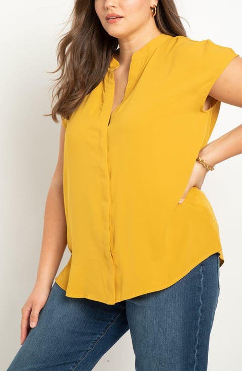 Yellow Plus-Size Tops for Women | Nordstrom