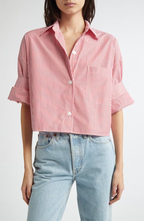 Women's Crop Top Striped Tops | Nordstrom