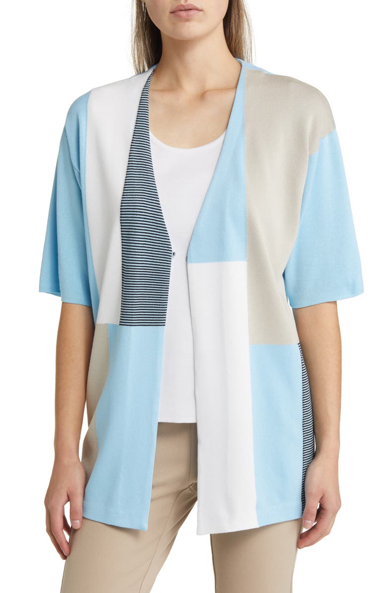 Ming Wang Colorblock Knit Jacket | Nordstromrack