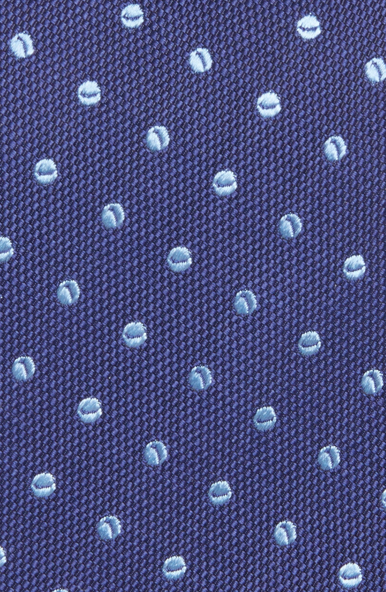 Jack Victor Fabien Neat Embroidered Dot Silk Tie | Nordstromrack