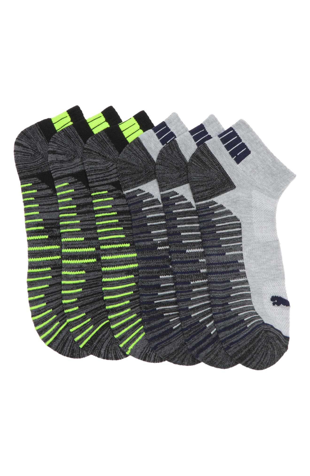 PUMA 1/2 Terry Quarter Crew Socks - Pack of 6 | Nordstromrack