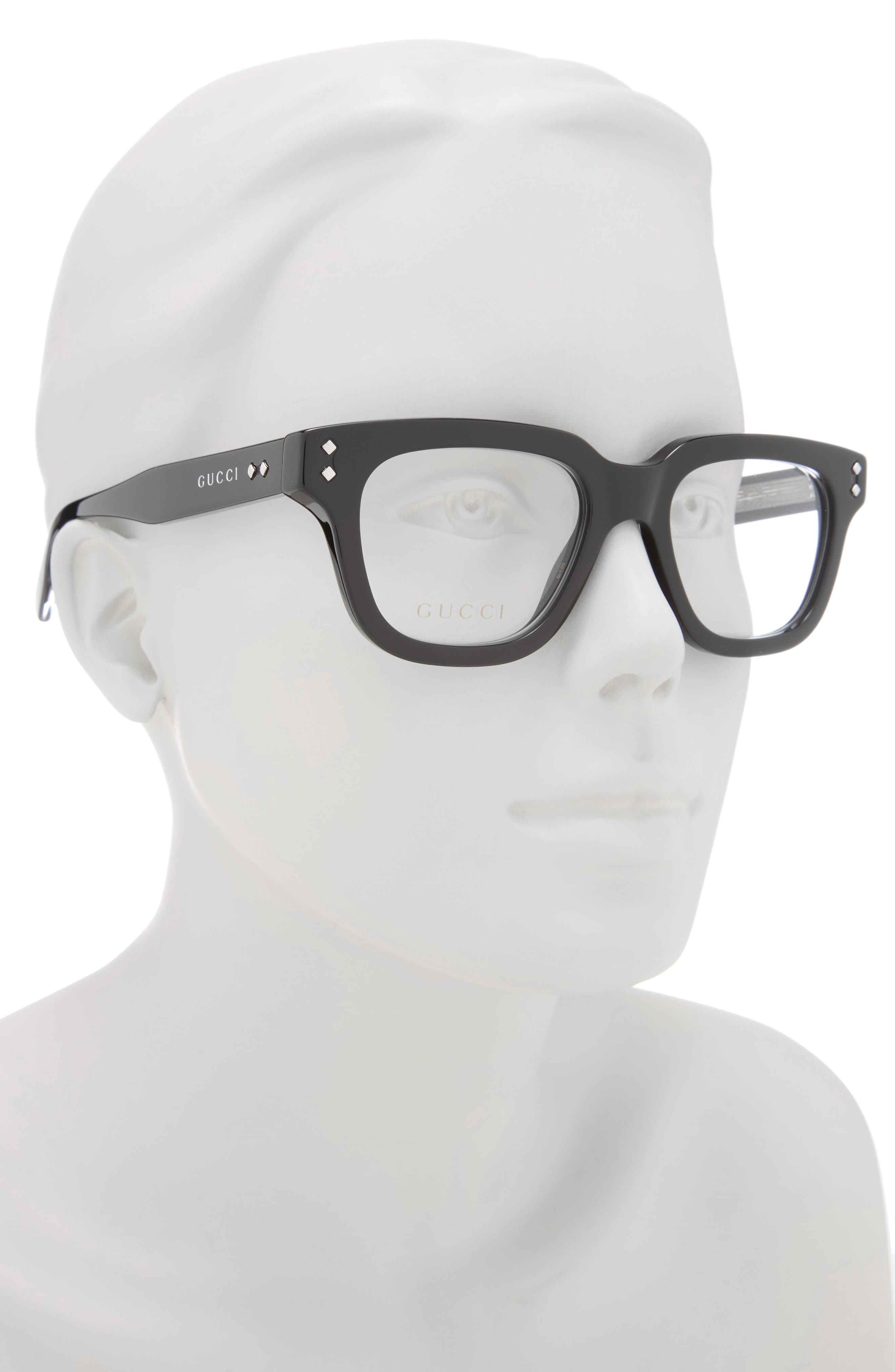 Gucci 50mm Square Optical Frames | Nordstromrack