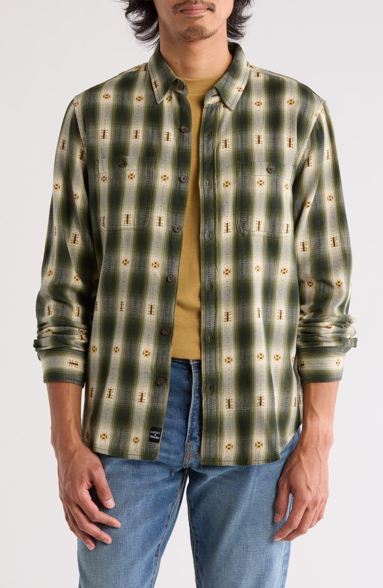 Lucky Brand Plaid Dobby Mason Button-Up Shirt | Nordstromrack