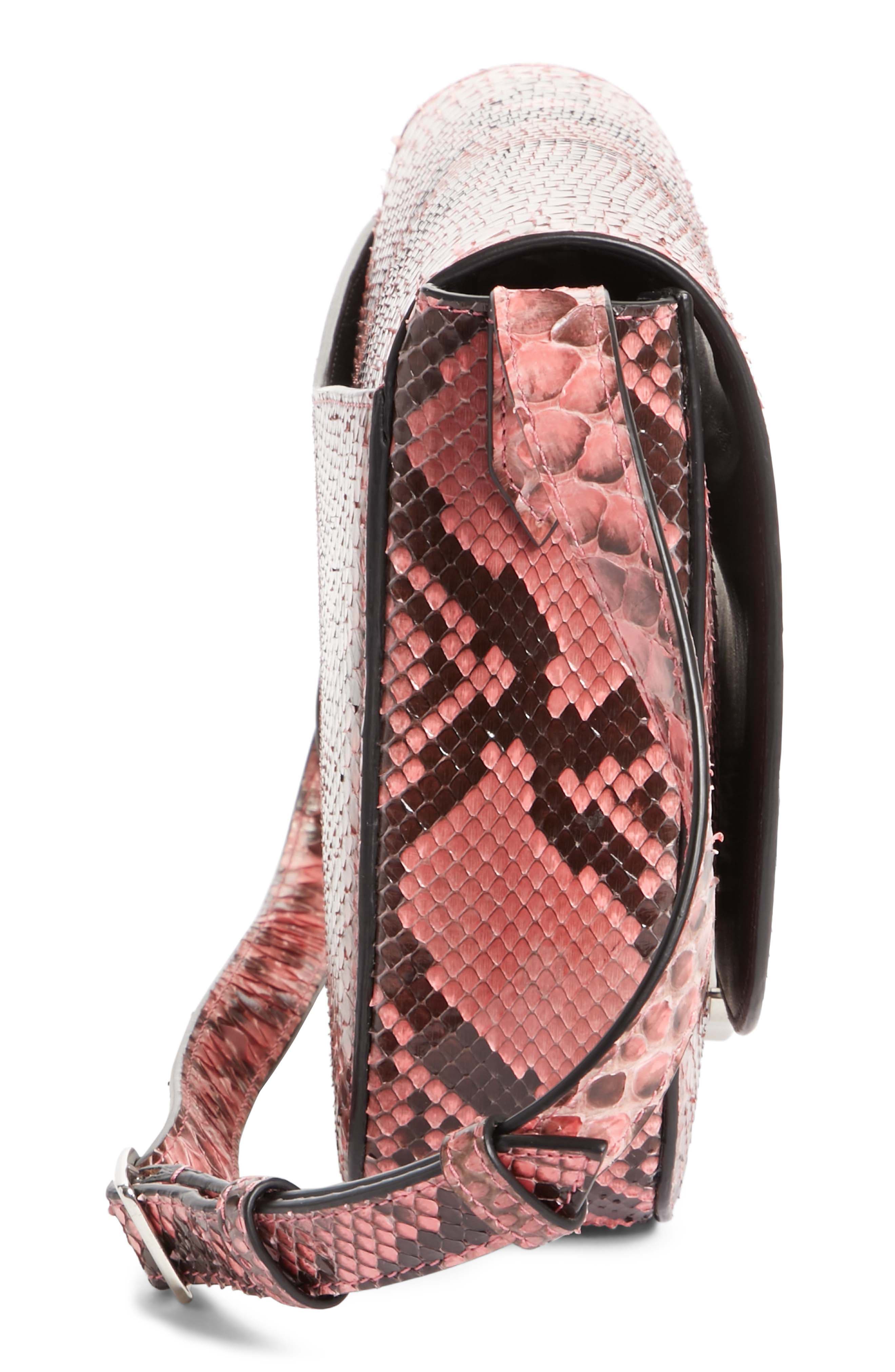 CALVIN KLEIN 205 W395NYC Genuine Python Shoulder Bag | Nordstrom