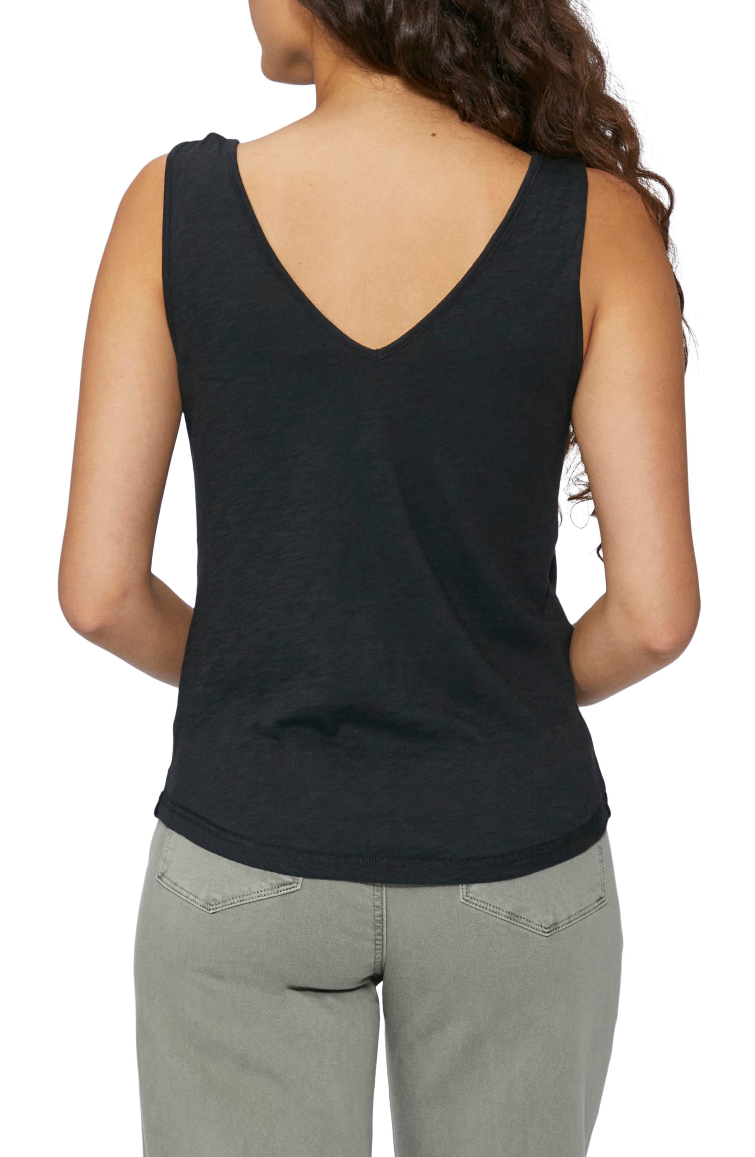 Rylen Knot Shoulder Cotton Blend Tank (Women) | Nordstromrack