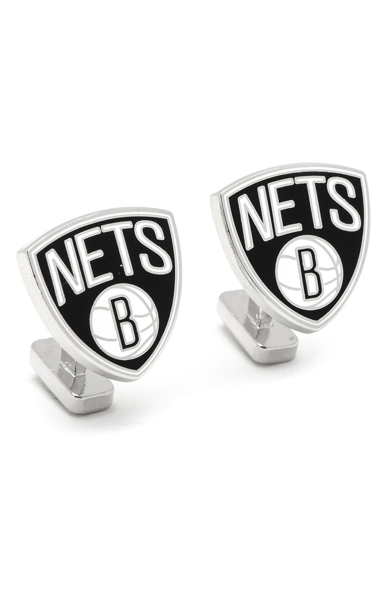 Cufflinks, Inc. CUFFLINKS INC. NBA Palladium Brooklyn Nets Cufflinks ...