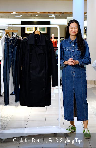Universal Standard Derjon Double Breasted Trench Coat | Nordstrom