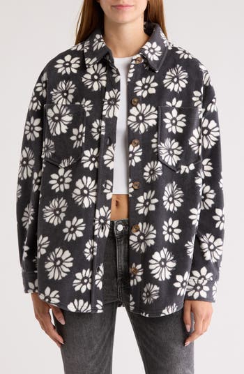 Billabong Laid Back Polar Fleece Shacket | Nordstromrack