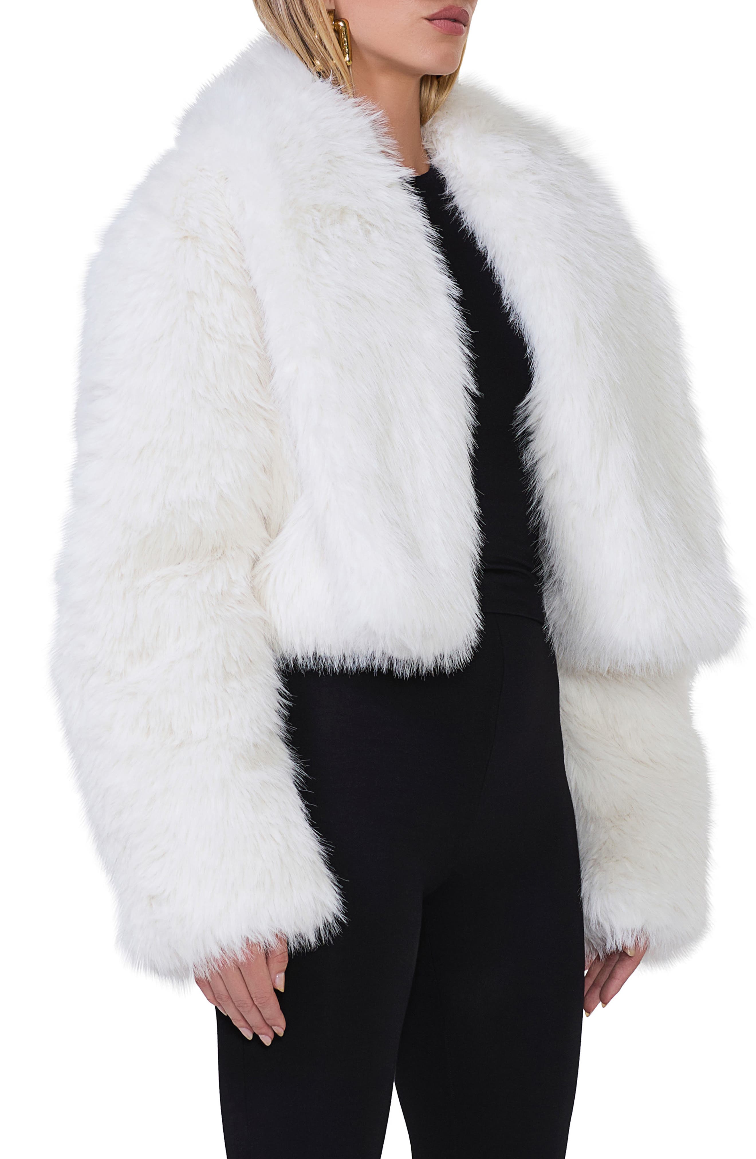 AFRM Stephanie Faux Fur Jacket | Nordstromrack