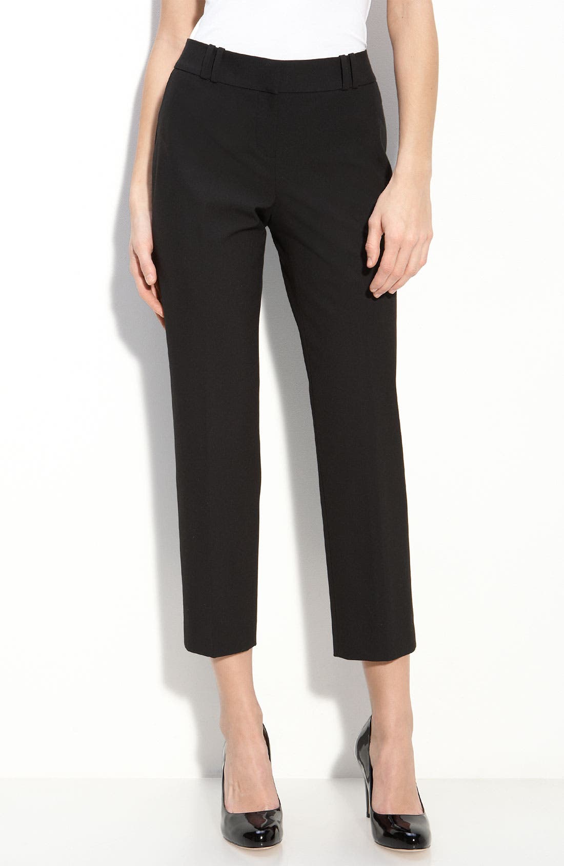 Halogen® 'Taylor' Straight Leg Crop Pants | Nordstrom