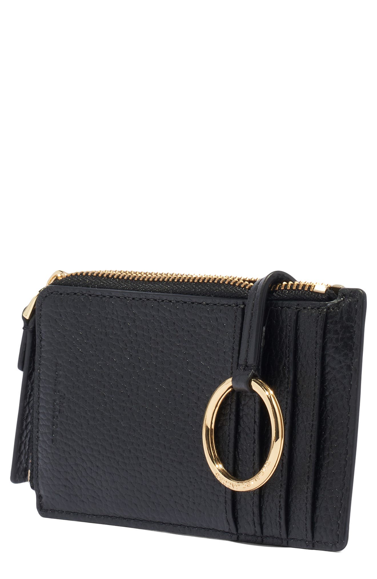 Marc Jacobs Logo Leather Zip Wallet | Nordstromrack