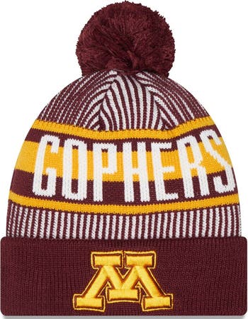 New Era Men's New Era Maroon Minnesota Golden Gophers Logo Striped Cuff ...