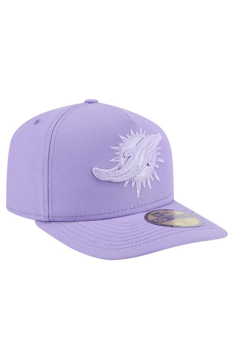 New Era Men's New Era Light Purple Miami Dolphins Color Pack A-Frame ...