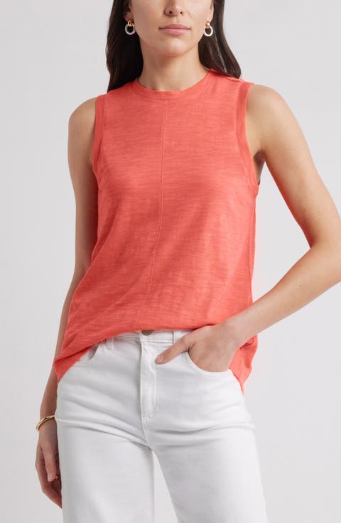 Women's Coral Tops | Nordstrom