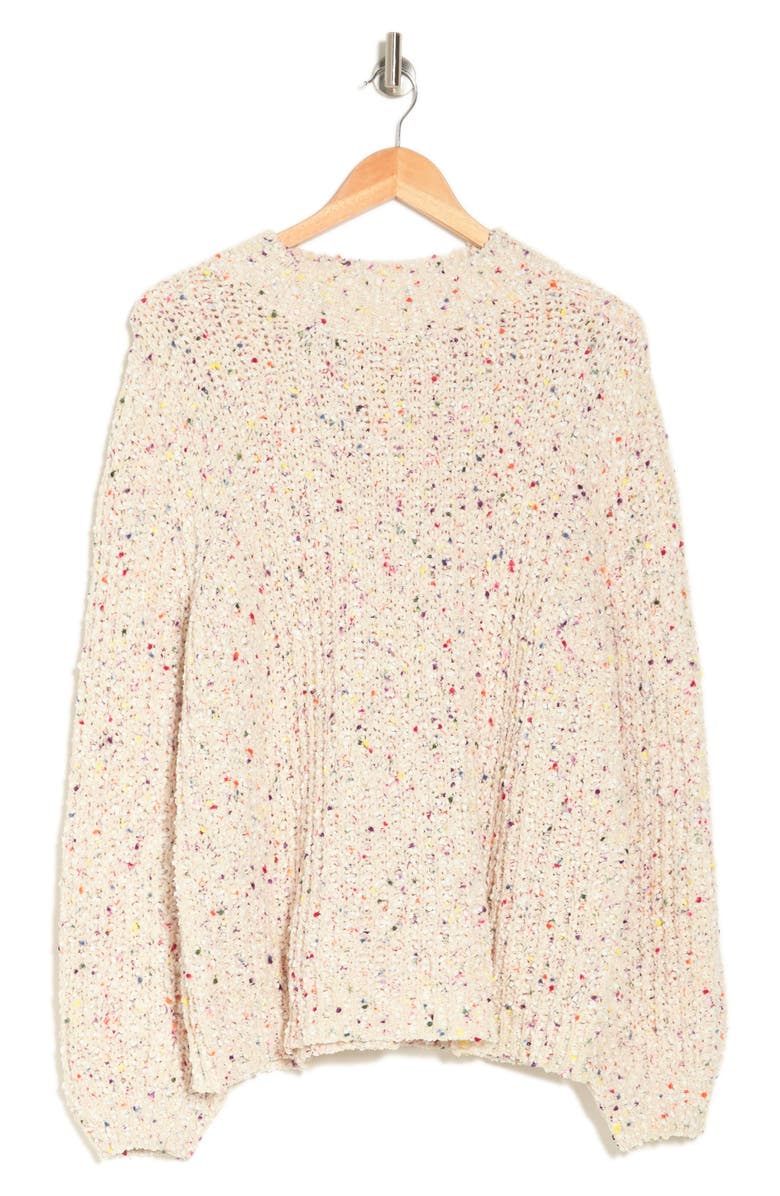 Single Thread Popcorn Chenille Volume Sleeve Sweater | Nordstromrack